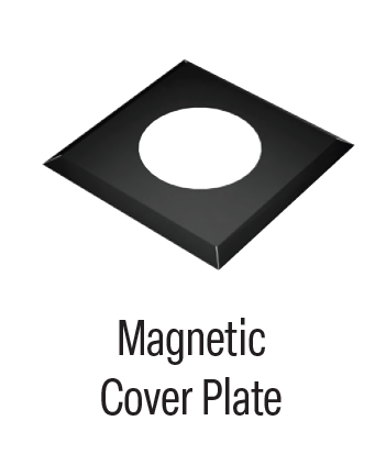 Solinox 130 Twin Wall Black SOLID FIRESTOP PLATE — Spratt Fireplaces