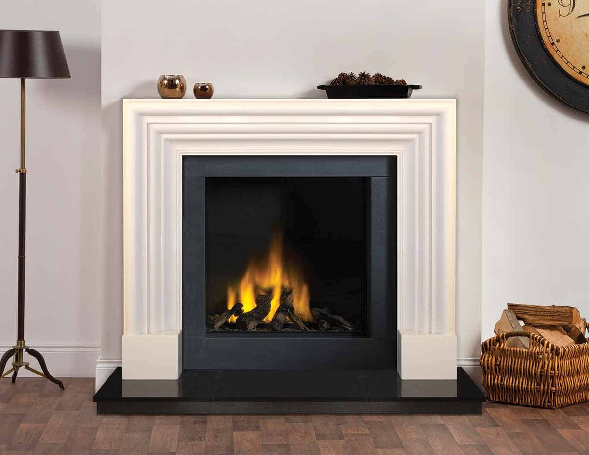 52" Adare Ivory Pearl Fireplace — Spratt Fireplaces