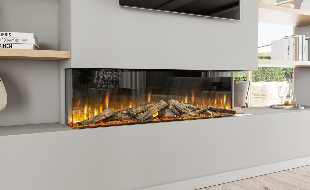 Henley Aurora 1500 Fire With Exclusive Log Set — Spratt Fireplaces