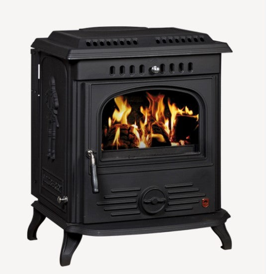 Mulberry Beckett Boiler Matt Black — Spratt Fireplaces