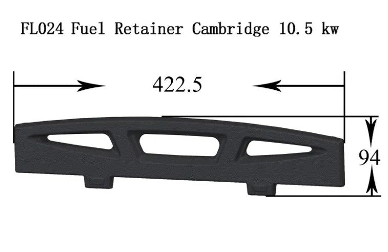 Henley Cambridge 10.5 Fuel Retainer — Spratt Fireplaces