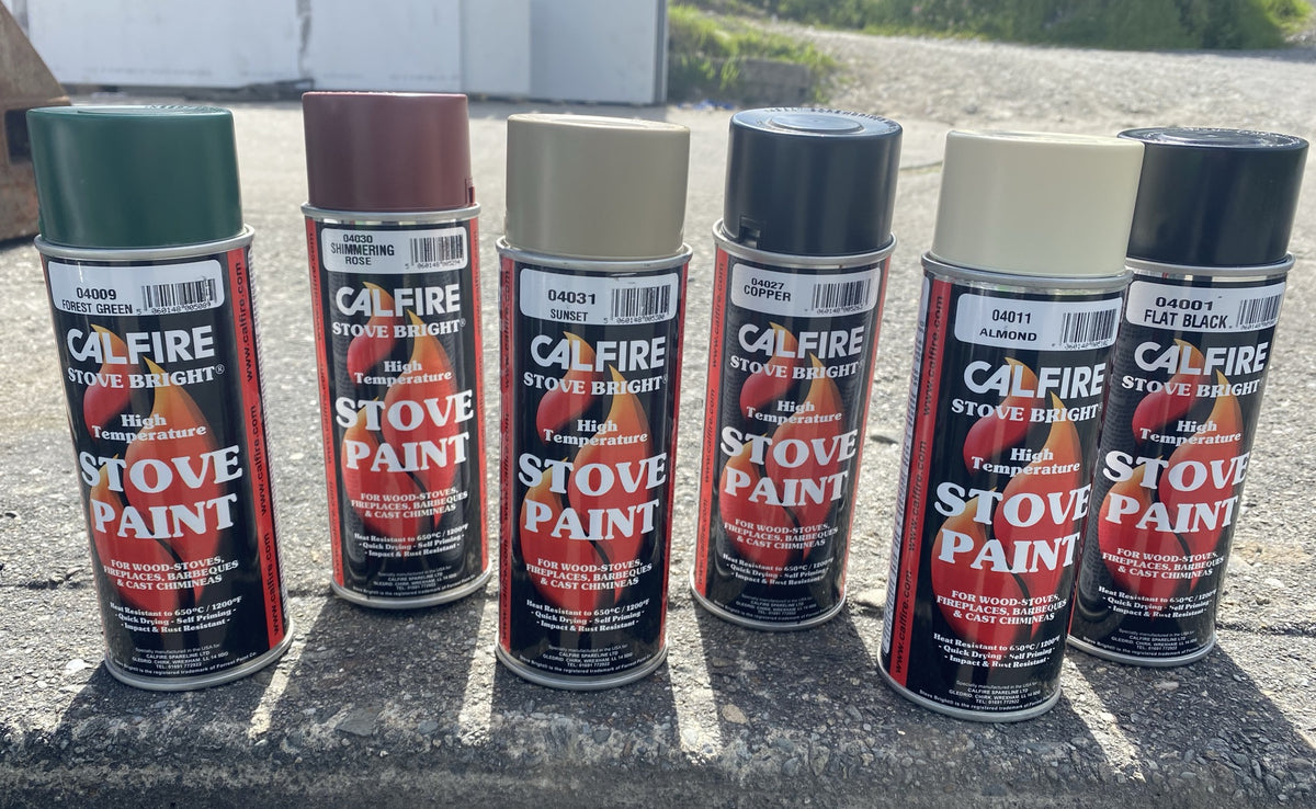 Calfire Stove Bright Heat Resistant Paint — Spratt Fireplaces